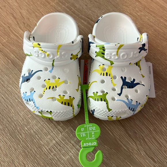 CROCS | Shoes | Crocs Classic Character Print Clogs Dinosaurs | Poshmark